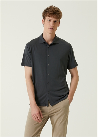 Beymen Collection Erkek Cool Touch Antrasit Polo Yaka Gömlek Gri S EU Beymen Collection Erkek Cool Touch Antrasit Polo Yaka Gömlek Gri S EU