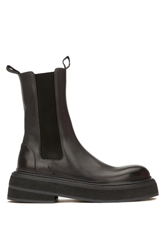 Marsell Kadın Antrasit Deri Bot Gri 37 EU