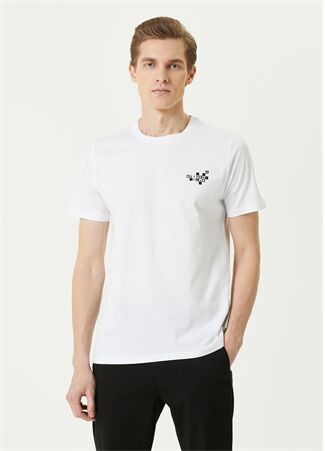 Beymen Club Erkek Beyaz Dama Grafik Logolu T-shirt S Beymen Club Erkek Beyaz Dama Grafik Logolu T-shirt S
