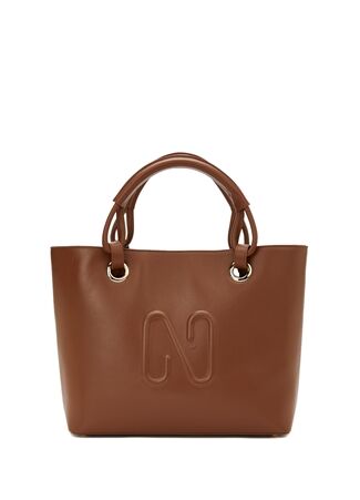 Network Kadın Taba Deri Çanta Turuncu Eu