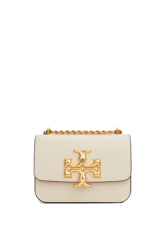 Tory Burch Kadın Beyaz Gold Logo Detaylı Deri Omuz Çantası EU Tory Burch Kadın Beyaz Gold Logo Detaylı Deri Omuz Çantası EU