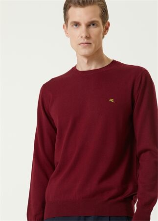 Etro Erkek Bordo Yün Kazak L EU