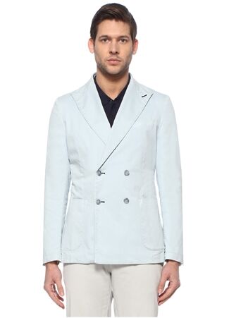 Palzileri Lab Erkek Mavi Kırlangıç Yaka Ceket 50 IT