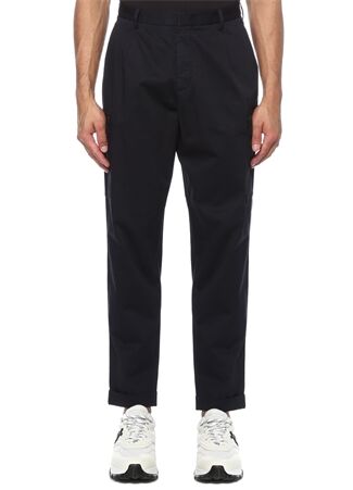 Z Zegna Erkek Lacivert Normal Bel Dar Paça Spor Pantolon 50 IT