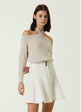 Network Kadın Basic Fit Bej Kazak L EU