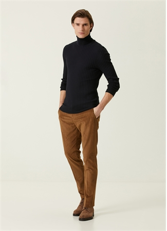 Network Erkek Jogger Fit Camel Pantolon Kahverengi 46 EU