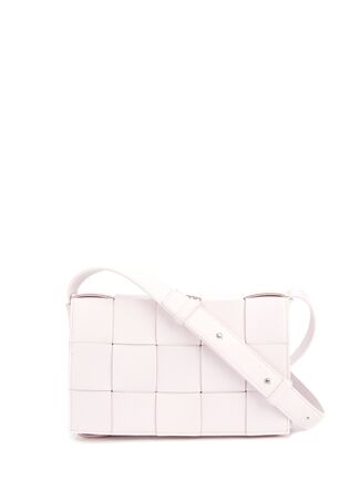 Bottega Veneta Kadın Casette Pembe Deri Çapraz Çanta EU