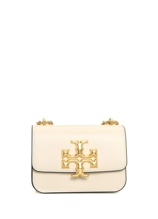 Tory Burch Kadın Eleanor Small Krem Omuz Çantası Bej EU