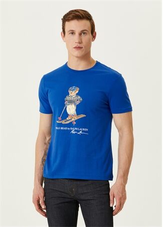 Polo Ralph Lauren Erkek Bear Mavi T-shirt L EU Polo Ralph Lauren Erkek Bear Mavi T-shirt L EU
