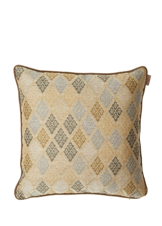 Etro Home Cord Bej Desenli 45x45 cm İpek Dekoratif Yastık Etro Home Cord Bej Desenli 45x45 cm İpek Dekoratif Yastık