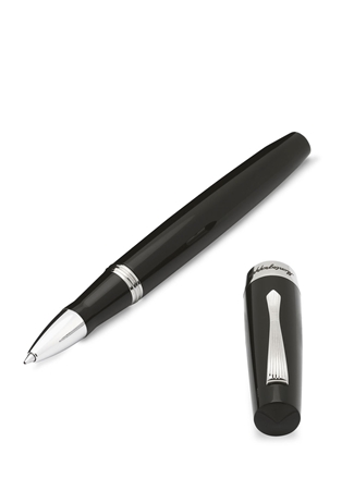 Montegrappa Erkek Elmo 02 Jet Siyah Roller Kalem EU Montegrappa Erkek Elmo 02 Jet Siyah Roller Kalem EU