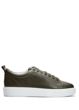 Beymen Club Erkek Haki Deri Sneaker 40