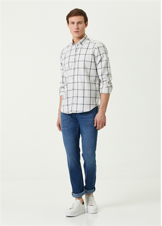 7 For All Mankind Erkek Slimmy Mavi Jean Pantolon 36 US 7 For All Mankind Erkek Slimmy Mavi Jean Pantolon 36 US