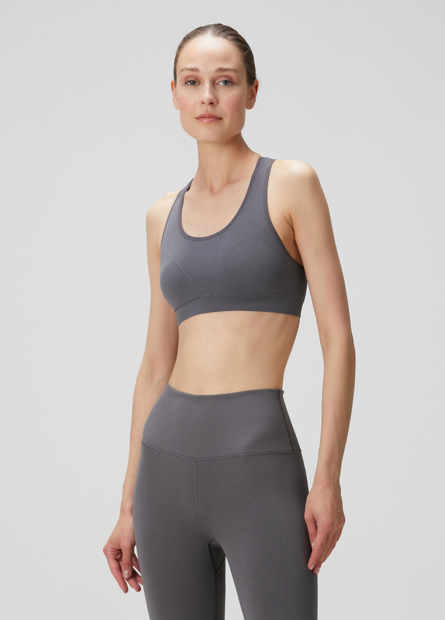 Glo Studio Gri Kadın Rome Gri Spor Sütyeni 1701155 | Beymen