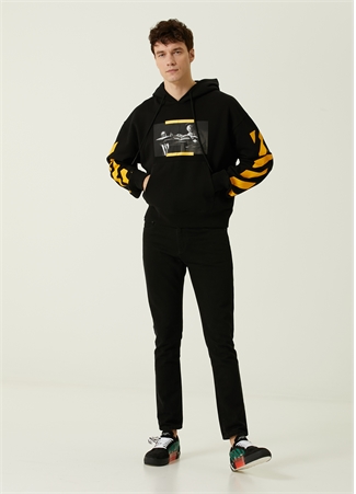Off-White Erkek Skinny Fit Siyah Jean Pantolon 30 US Off-White Erkek Skinny Fit Siyah Jean Pantolon 30 US