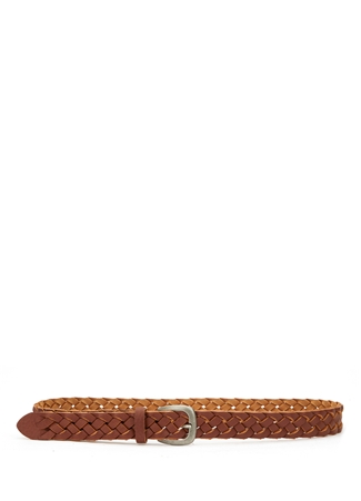 Beymen Club Erkek Kahverengi Örgü Deri Kemer 0 Beymen Club Erkek Kahverengi Örgü Deri Kemer 0