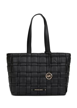 Michael Kors Kadın Bradshaw Siyah Örgü Dokulu Omuz Çantası EU