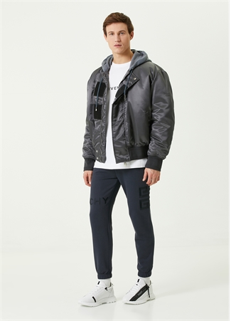 Givenchy Erkek Slim Fit 4G Antrasit Jogger Eşofman Altı Gri L EU Givenchy Erkek Slim Fit 4G Antrasit Jogger Eşofman Altı Gri L EU