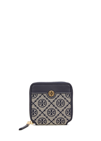 Tory Burch Kadın T Lacivert Logo Desenli Cüzdan EU Tory Burch Kadın T Lacivert Logo Desenli Cüzdan EU