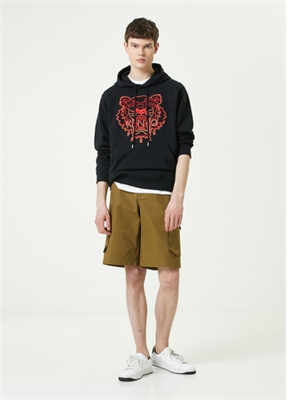 Kenzo Erkek Haki Kargo Bermuda 36 US Kenzo Erkek Haki Kargo Bermuda 36 US