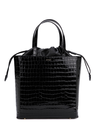 Beymen Kadın Aden Siyah Deri Alışveriş Çantası EU