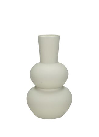Kersten Krem Seramik Vazo Bej