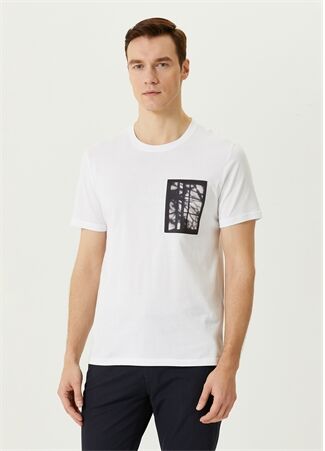 Network Erkek Beyaz T-shirt S EU