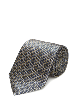 Corneliani Erkek Lacivert Mikro Desenli İpek Kravat Mavi EU Corneliani Erkek Lacivert Mikro Desenli İpek Kravat Mavi EU