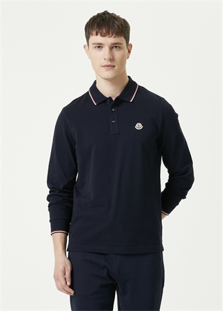 Moncler Erkek Lacivert Polo Yaka T-shirt L EU Moncler Erkek Lacivert Polo Yaka T-shirt L EU