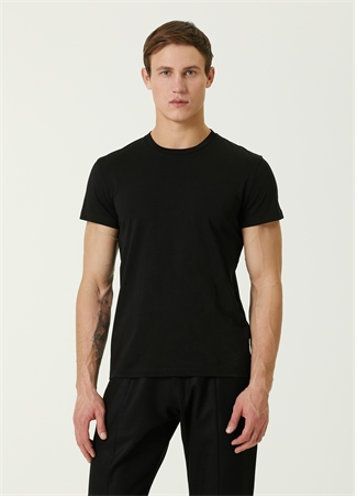 Jil Sander Erkek Siyah Basic T-shirt S EU