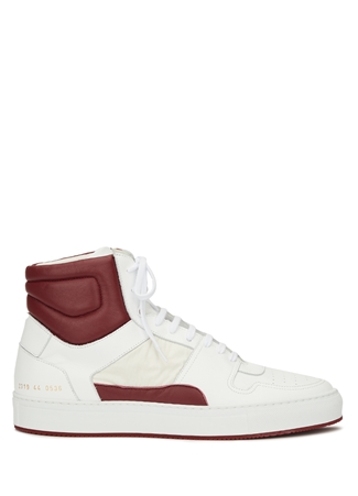 Common Projects Erkek Kırmızı Beyaz Deri Sneaker 40 EU Common Projects Erkek Kırmızı Beyaz Deri Sneaker 40 EU