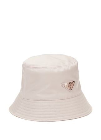 Prada Kadın Pembe Logo Detaylı Bucket Şapka S EU Prada Kadın Pembe Logo Detaylı Bucket Şapka S EU