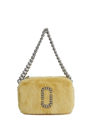 Marc Jacobs (The) Kadın Plush Snapshot Sarı Çapraz Peluş Çanta EU Marc Jacobs (The) Kadın Plush Snapshot Sarı Çapraz Peluş Çanta EU