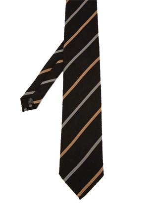 Beymen Club Erkek Lacivert Verev Çizgili Kravat EU