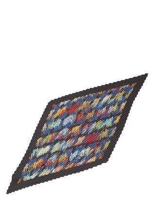 Beymen Hediye Kadın Siyah Pilili Desenli Fular EU