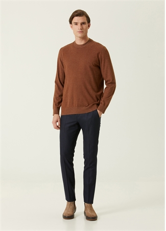 Network Erkek Slim Fit Lacivert Yün Pantolon 48-6N EU Network Erkek Slim Fit Lacivert Yün Pantolon 48-6N EU