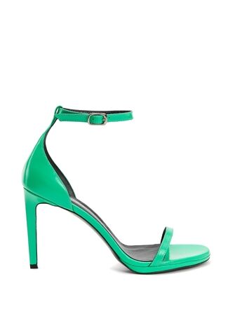 Academia Kadın Yeşil Deri Sandalet 35