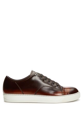 Lanvin Erkek Bordo Deri Sneaker 6 Uk