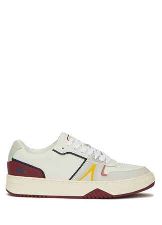 Lacoste Erkek Beyaz Bordo Deri Sneaker 42 EU
