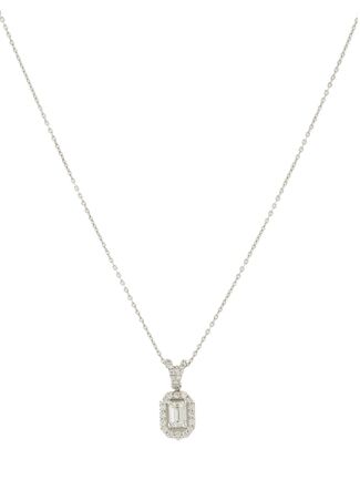 Collection Kadın Pırlanta Detaylı Altın Rengi Kolye EU