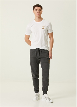 Dolce&Gabbana Erkek Antrasit Beli Kordonlu Jogger Eşofman Altı Gri 44 IT Dolce&Gabbana Erkek Antrasit Beli Kordonlu Jogger Eşofman Altı Gri 44 IT