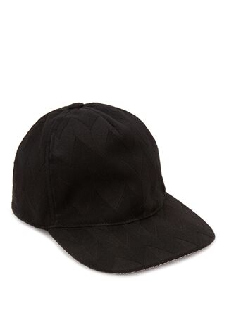 Missoni Kadın Siyah Zikzak Desenli Şapka S EU