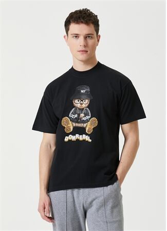 Domrebel Erkek NY Bear Siyah T-shirt S EU
