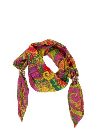 Etro Kadın Colorblocked Karışık Desenli İpek Kolye EU