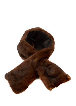 Yves Salomon Kadın ŞAL Kahverengi EU