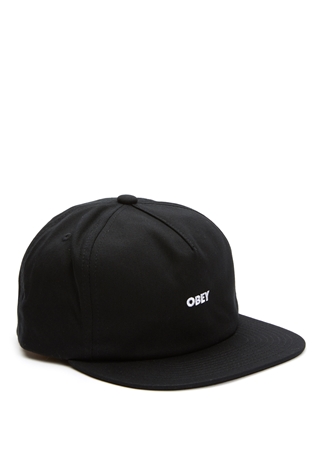 Obey Erkek Siyah Logo Detaylı Şapka Eu
