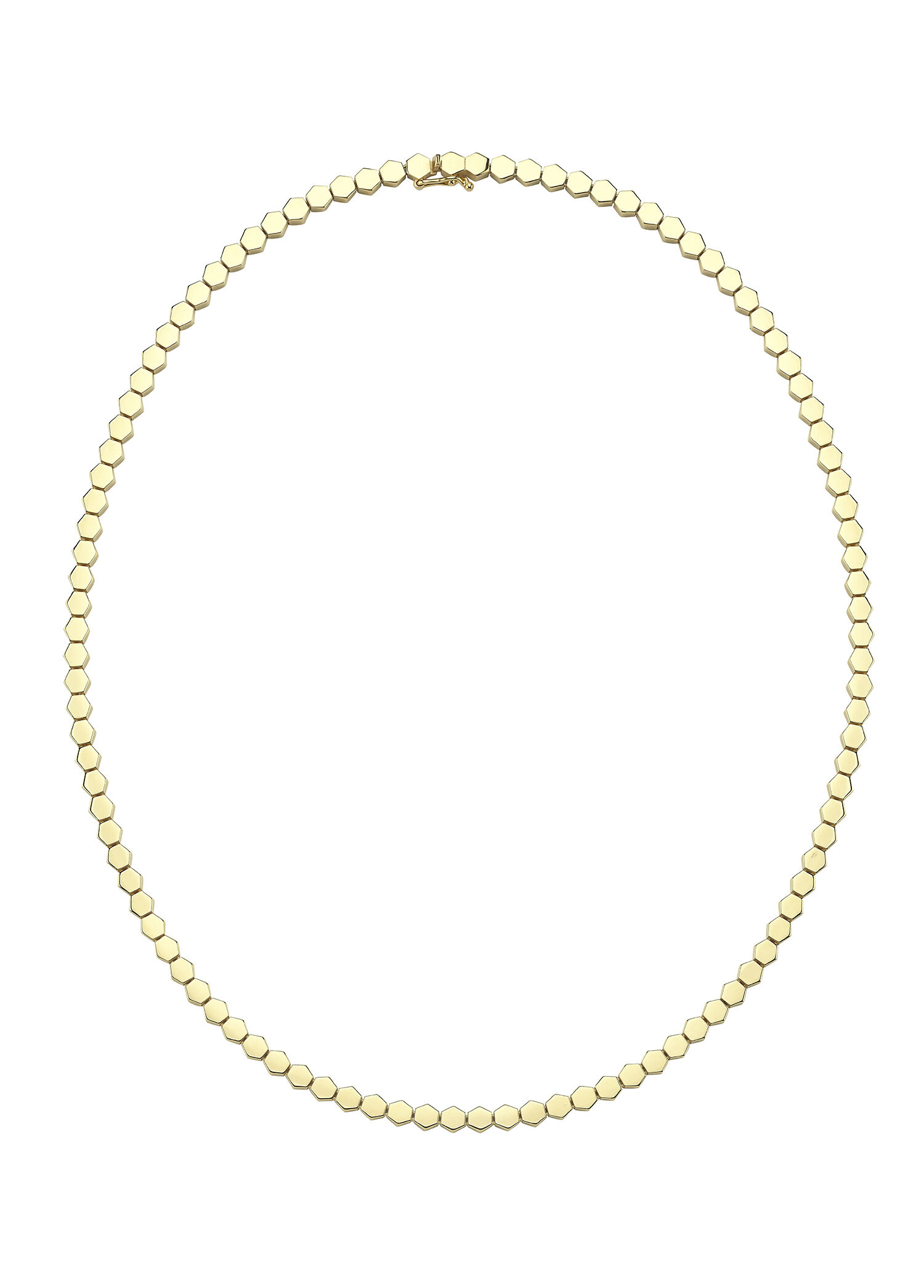 Dime Tribe - Hexagonal Men's Gold Necklace