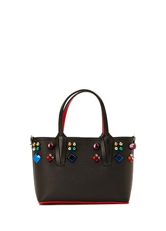Christian Louboutin Kadın Siyah Deri Çanta Eu Christian Louboutin Kadın Siyah Deri Çanta Eu