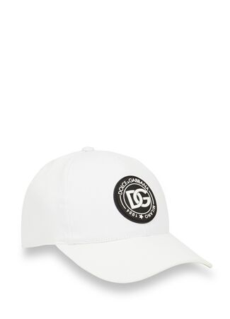 Dolce&Gabbana Erkek Beyaz Logo Detaylı Şapka 57 EU