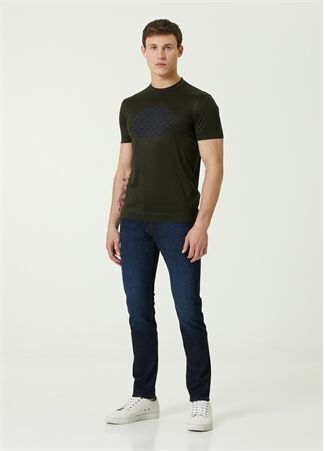 Emporio Armani Erkek Slim Fit J06 Mavi Jean Pantolon 3 US